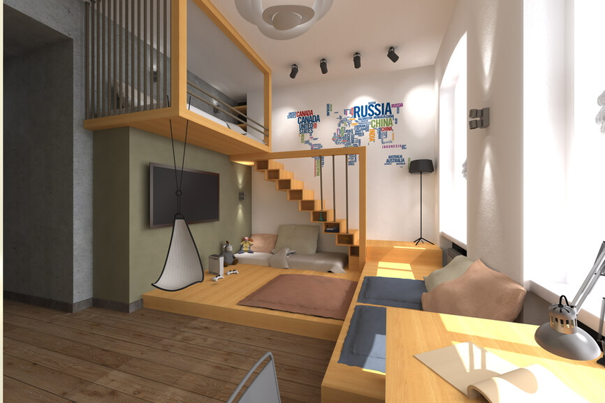 54 Lofty Loft Room Designs
