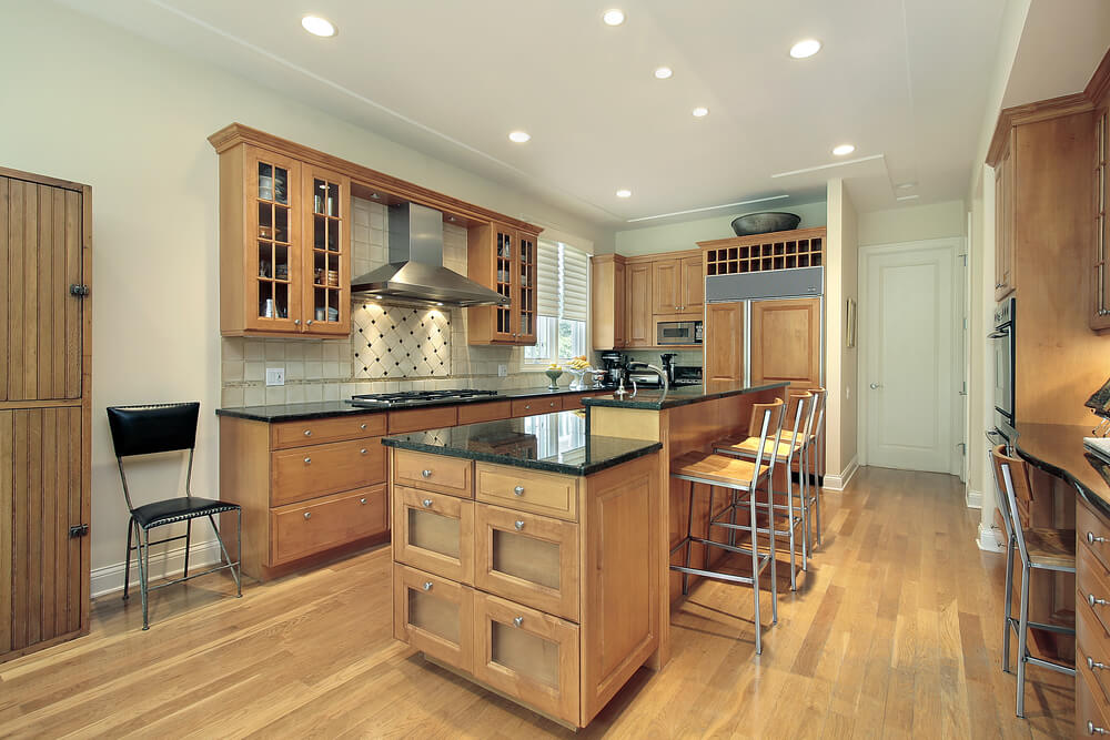 43 New And Spacious Light Wood Custom Kitchen Designs