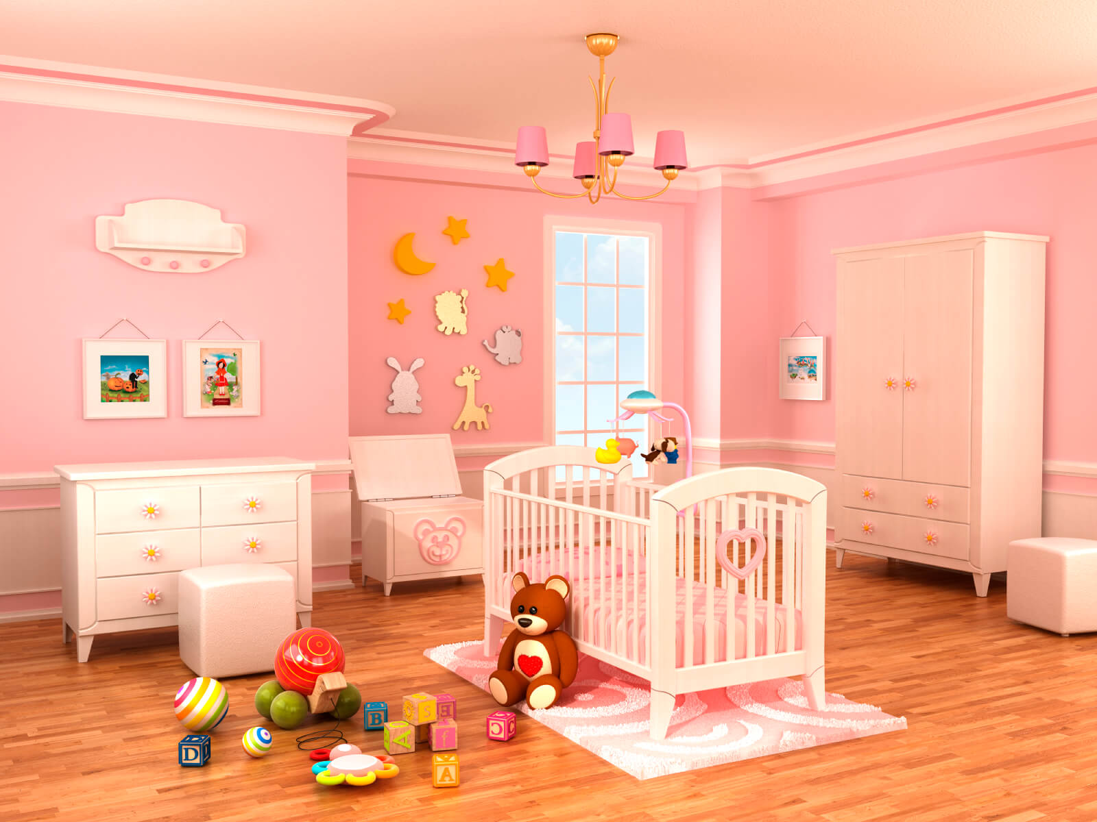 18 Baby Girl Nursery Ideas Themes Designs Pictures 