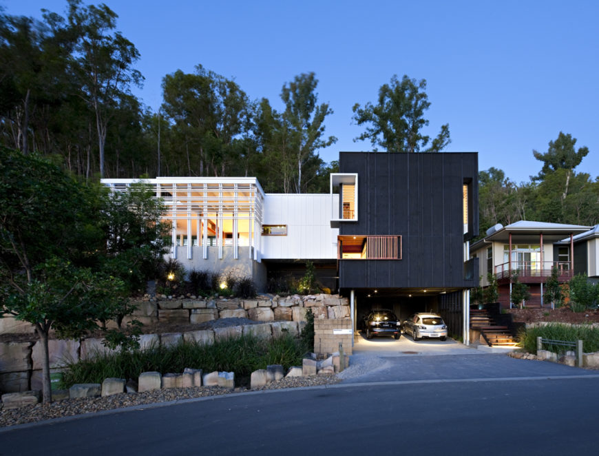 Hillside "Stonehawke House" by Base Architecture