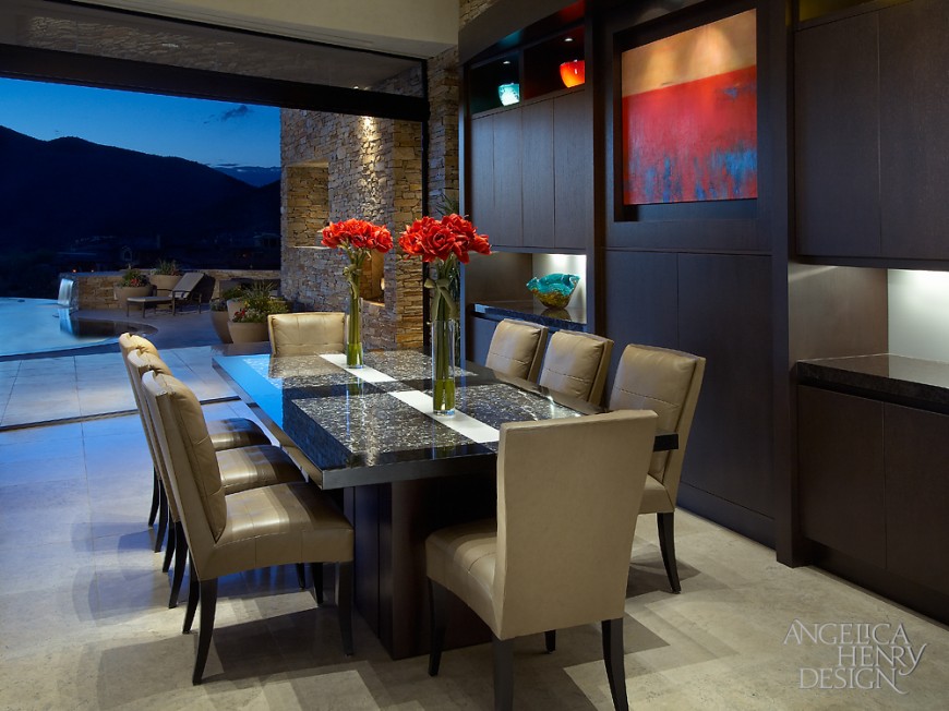 Contemporary Desert Home Interior Design by Angelica Henry Design