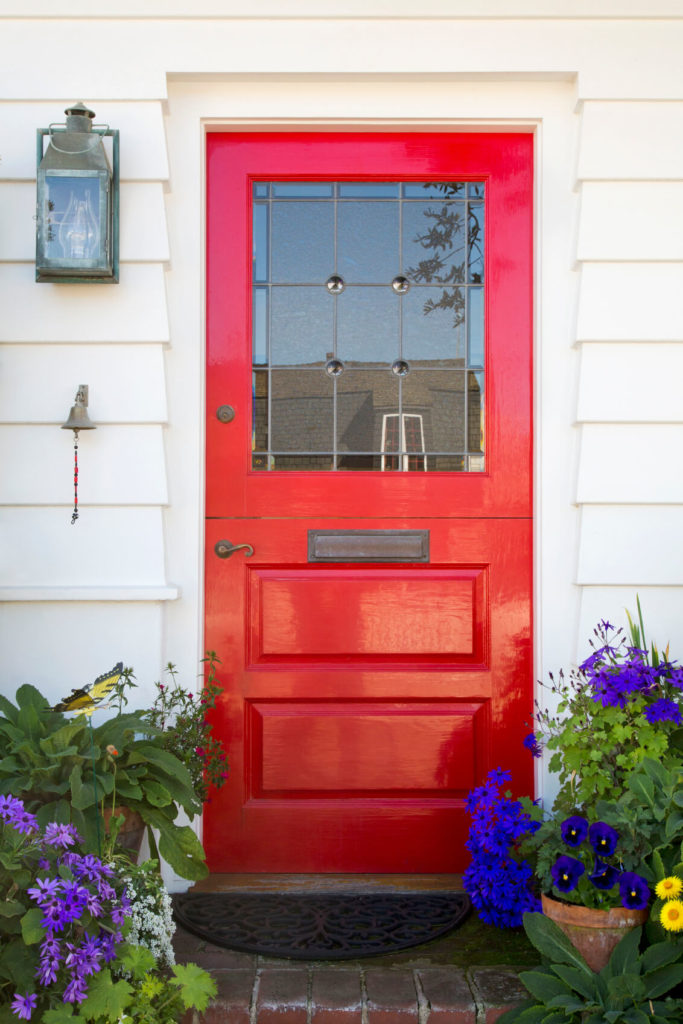 35 Different Red Front Doors (Many Designs & Pictures)