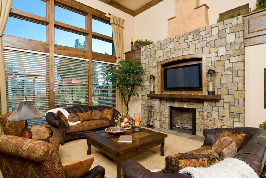 49 Exuberant Pictures of TV's Mounted Above Gorgeous Fireplaces (GREAT ...